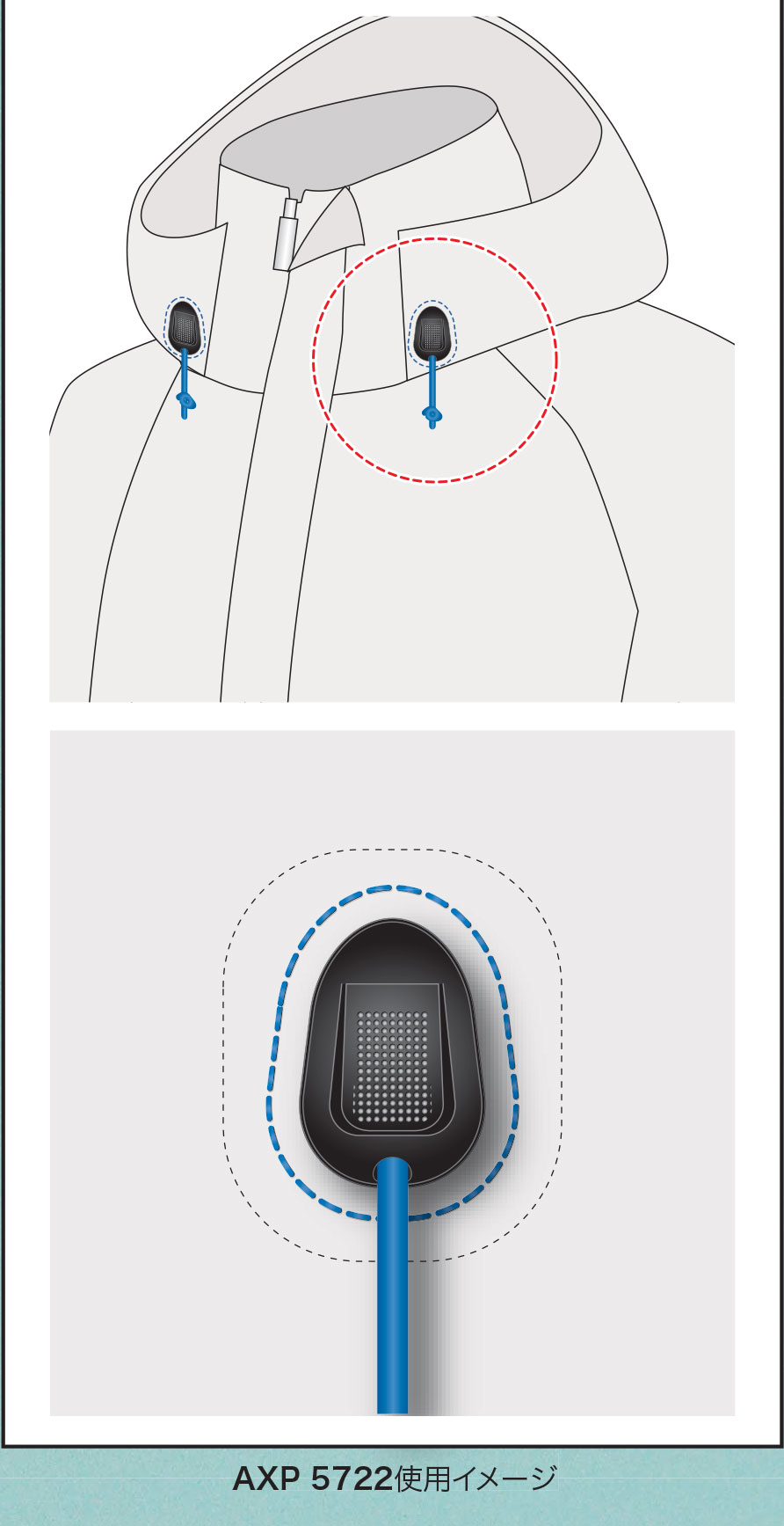 AXP5722 大型コードロック[バックル・カン類] アイリス/オークラ商事 - ApparelX アパレル資材卸通販・仕入