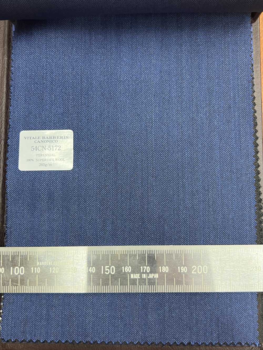 54CN5172 CANONICO Super110's W/100 PERENNIAL ブルー[生地] CANONICO(カノニコ ...