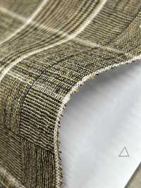OM42271 TWIST LINEN ワッシャー仕上げ Glen check[生地] 小原屋繊維/オークラ商事 - ApparelX アパレル資材卸通販・仕入れ